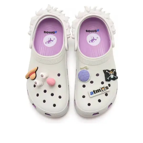 Crocs X Atmos X One Piece Classic Clog 'Luffy Gear 5 - Cloud White